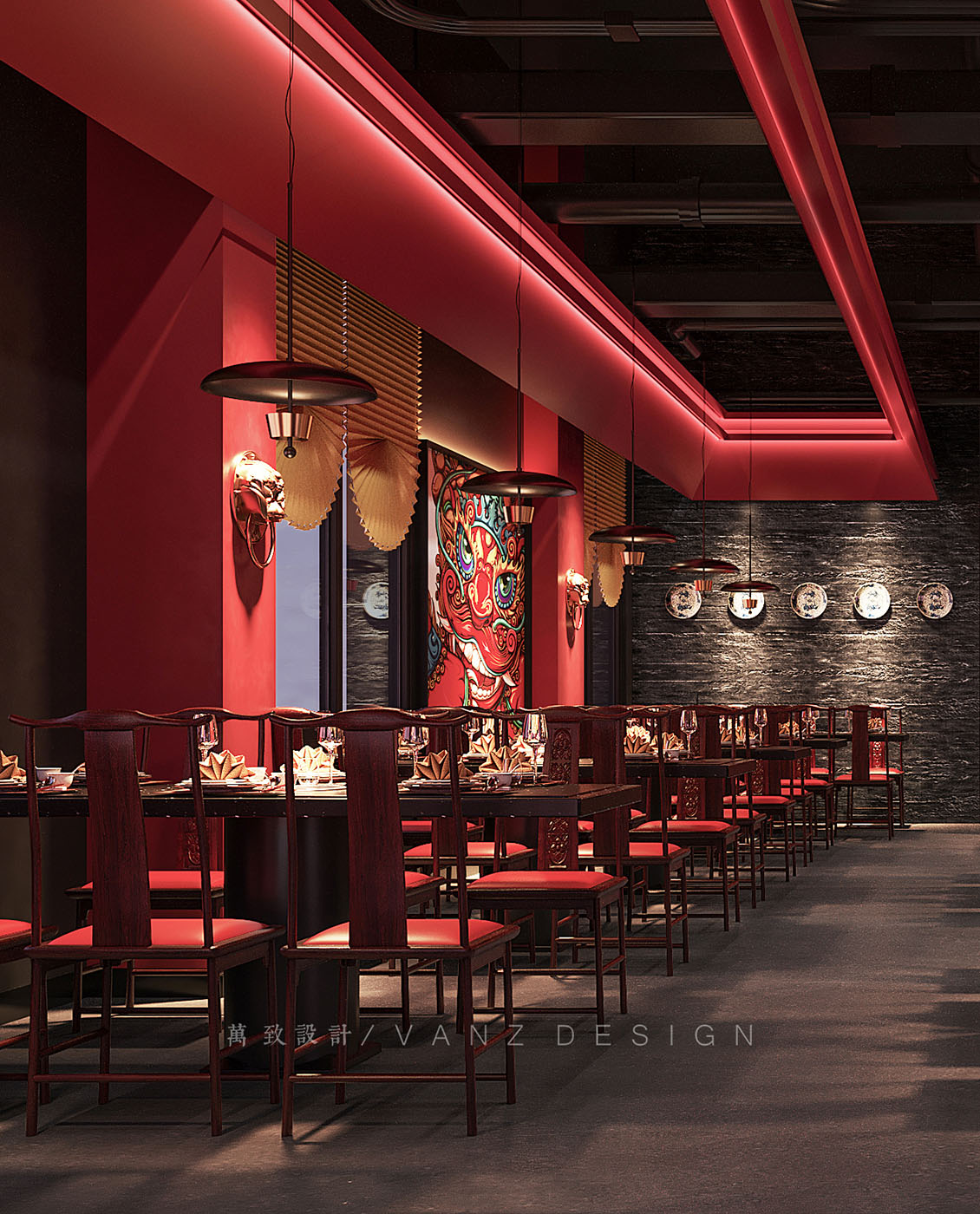 Supreme-美国火锅店设计-万致设计